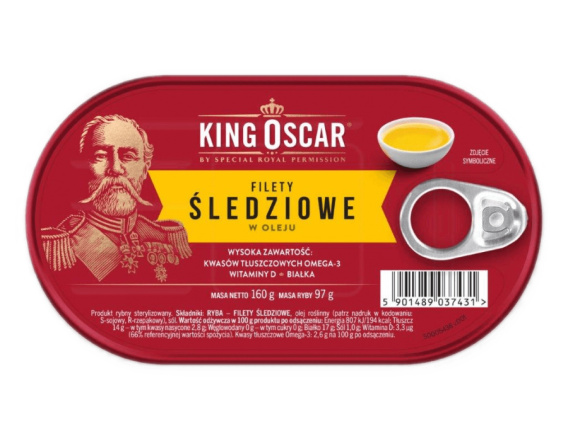 Kuchnia Kwasiora Sklep > Filety śledziowe w oleju 160g